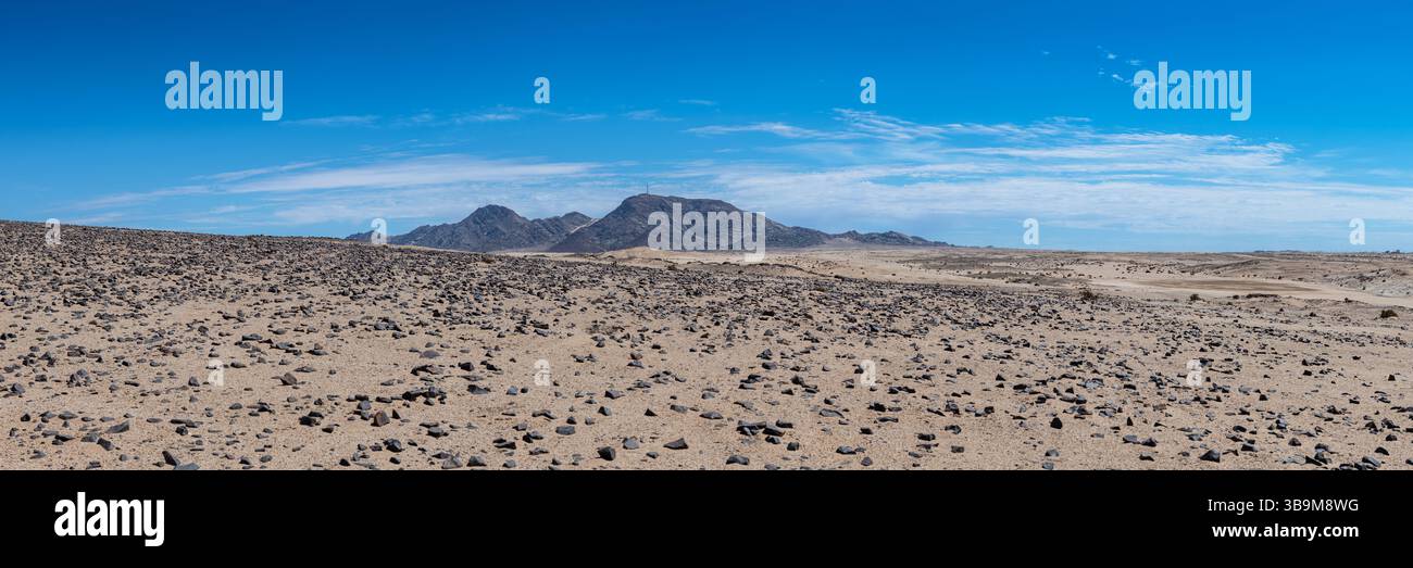 Rock formations in the Namibian moon landscape Stock Photo - Alamy