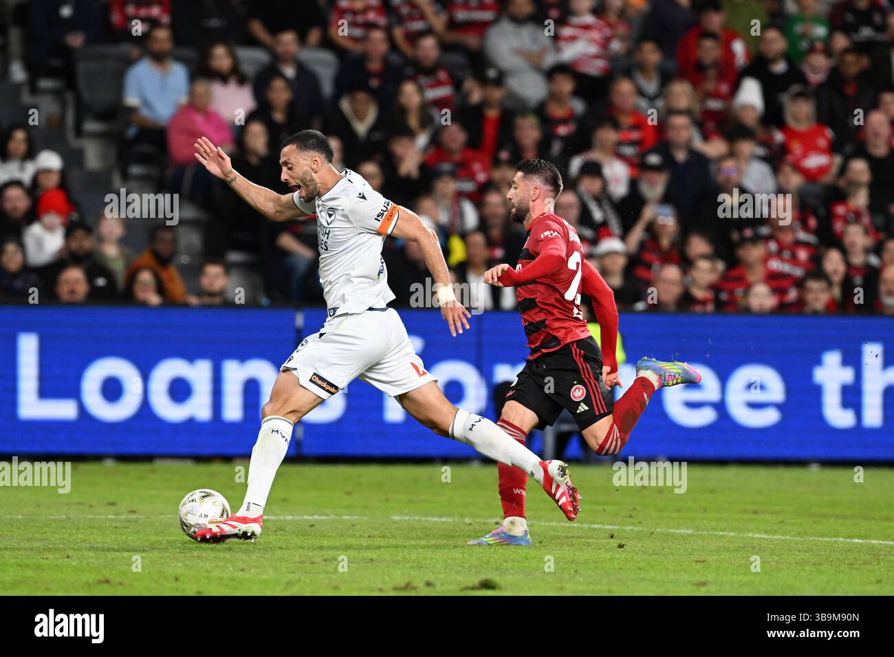Sydney, Australia. 10th May, 2025. Roderick Miranda of the Victory and ...