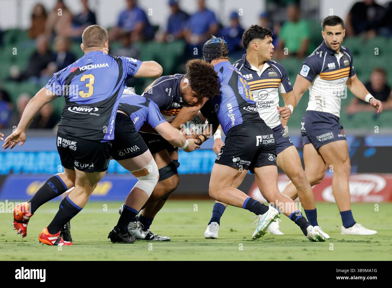 Perth, Australia. 10th May, 2025. Rob Valetini of the Brumbies in ...