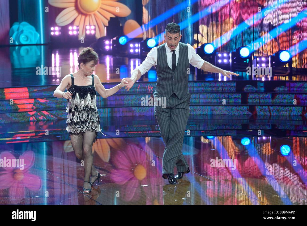 Rome, Italy. 09th May, 2025. Nathalie Guetta (l) and Simone Di Pasquale ...