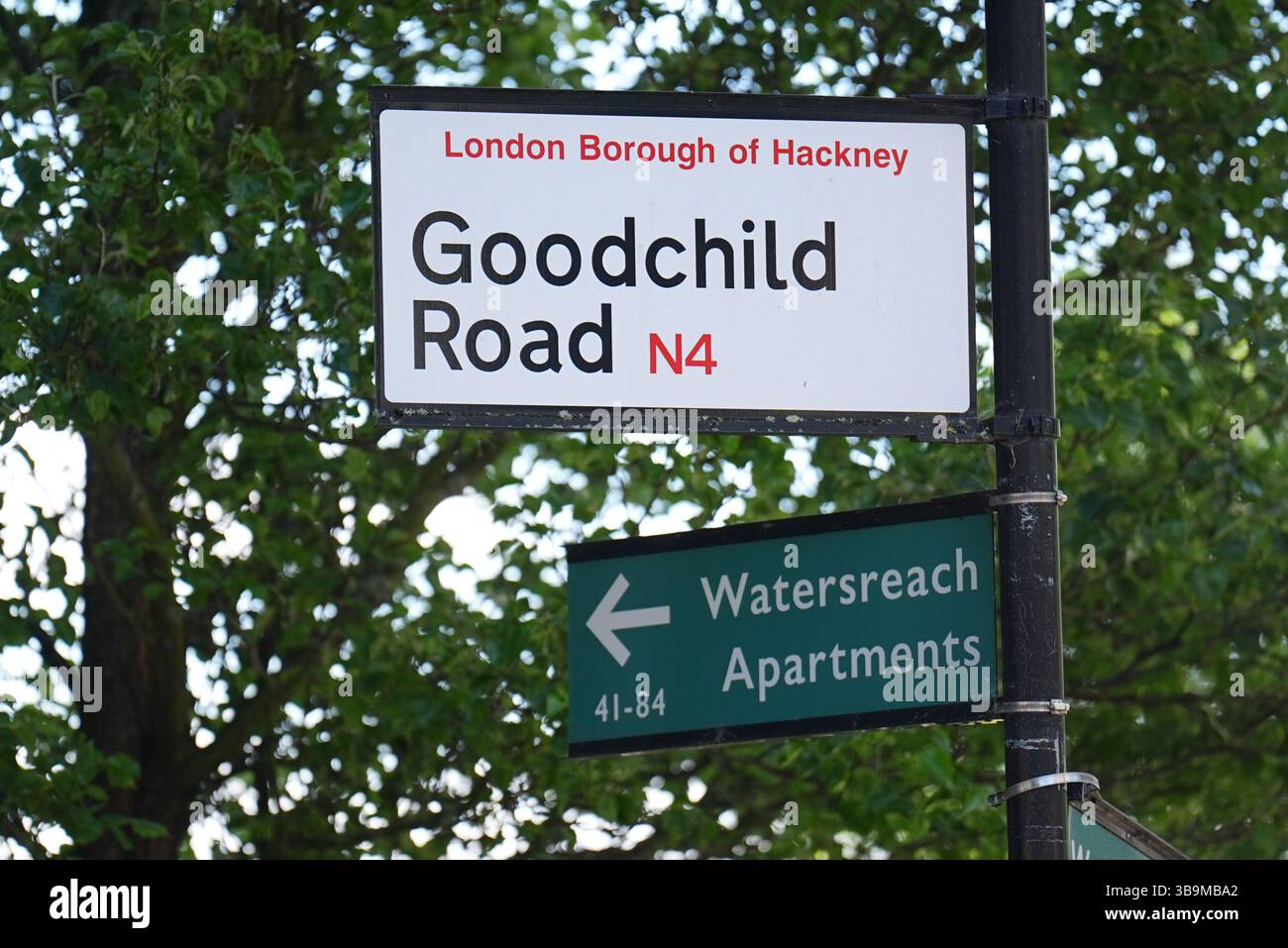 Goodchild Road in the Manor House area of north London where officers ...