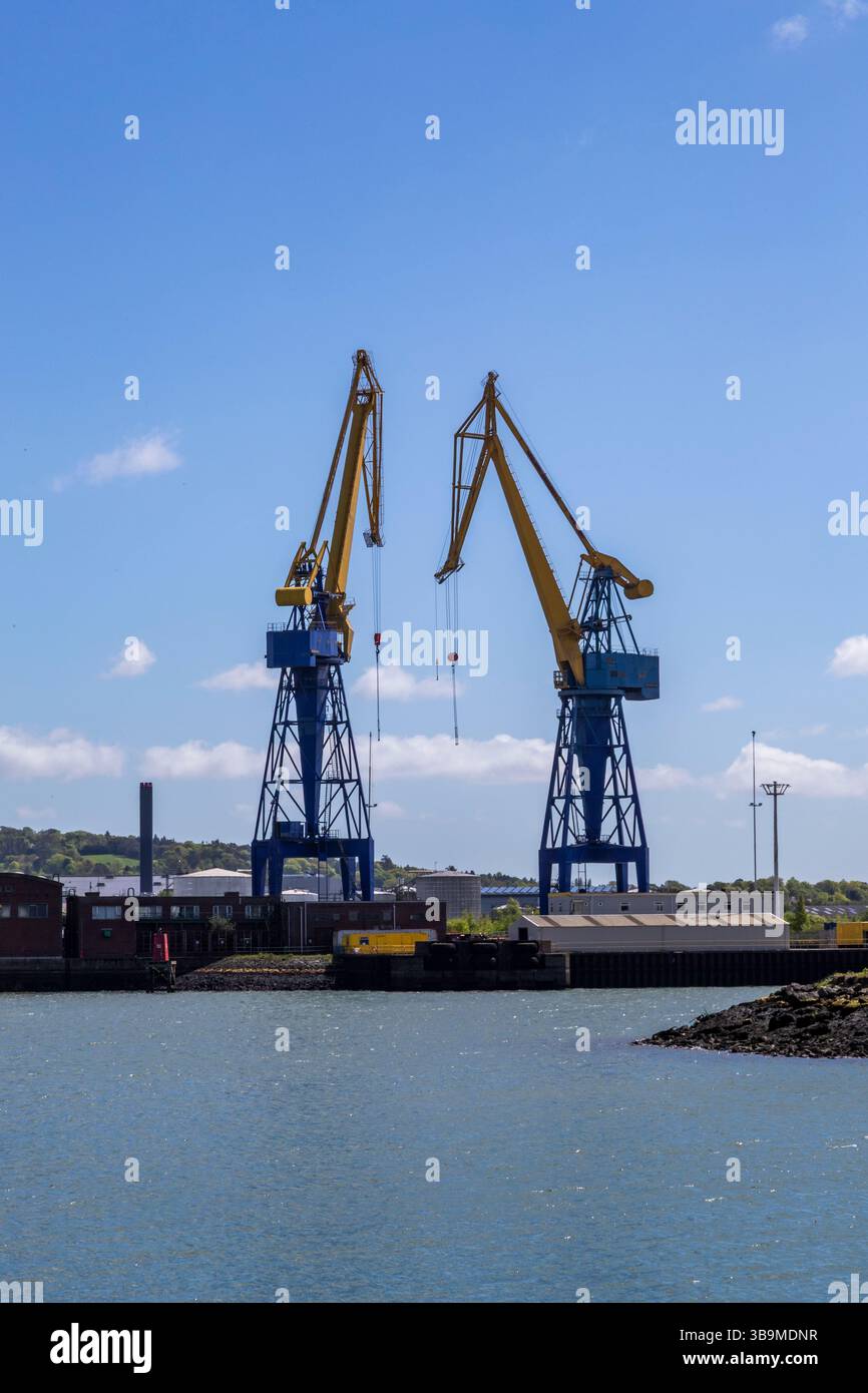 Belfast Dry Dock ship building and ship repair site, Belfast, Northern ...
