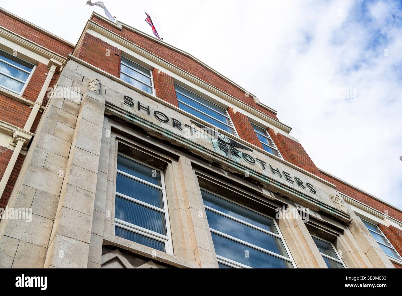 The old Short Brothers aviation works, Belfast Stock Photo - Alamy
