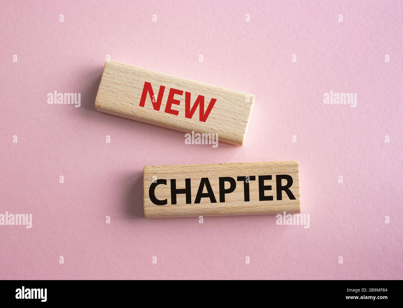 New Chapter symbol. Concept word New Chapter on wooden blocks ...