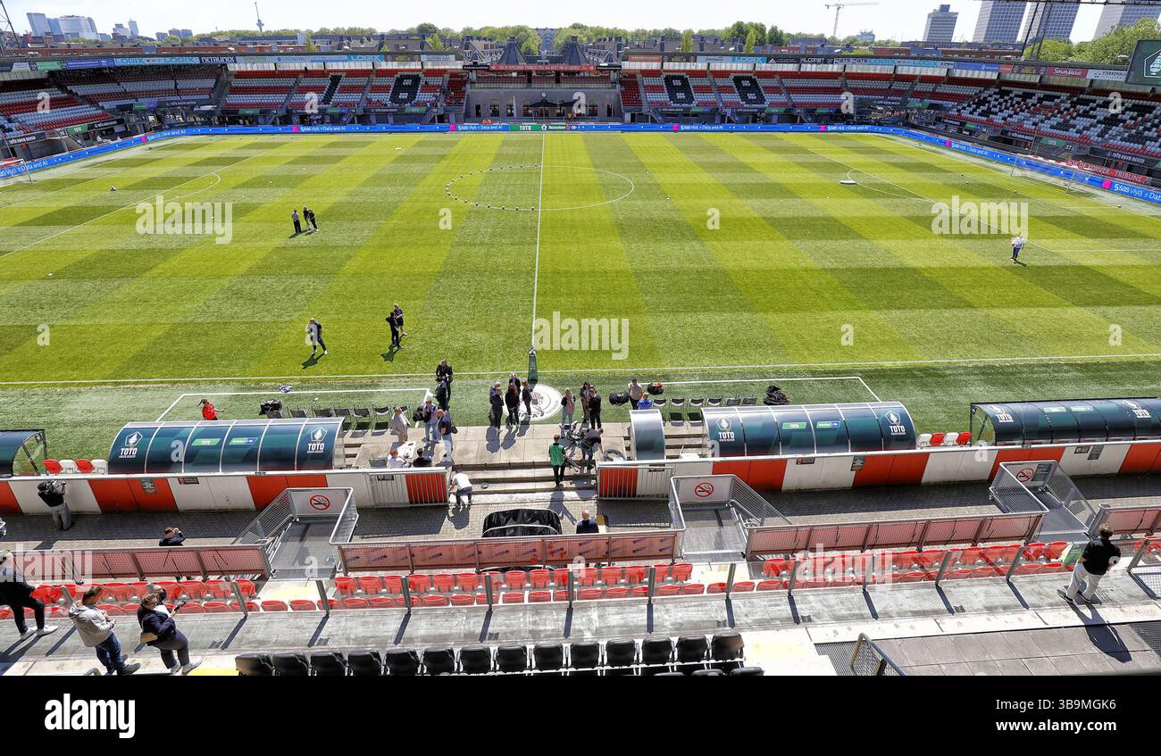 Rotterdam, Netherlands. 10th May, 2025. ROTTERDAM, 10-05-2025, Stadium ...