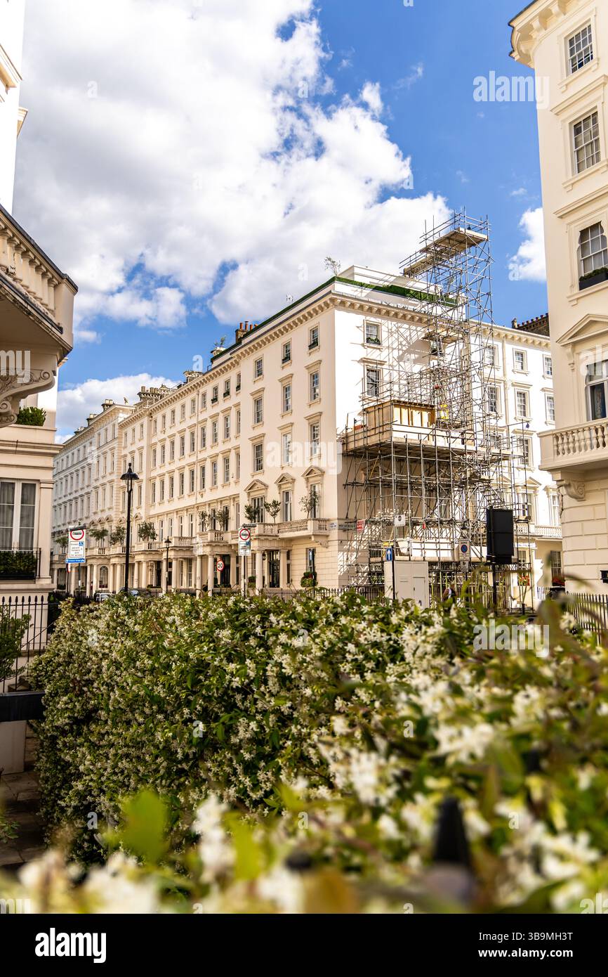 London, UK - June 22, 2024: Beautiful Georgian and early Victorian ...