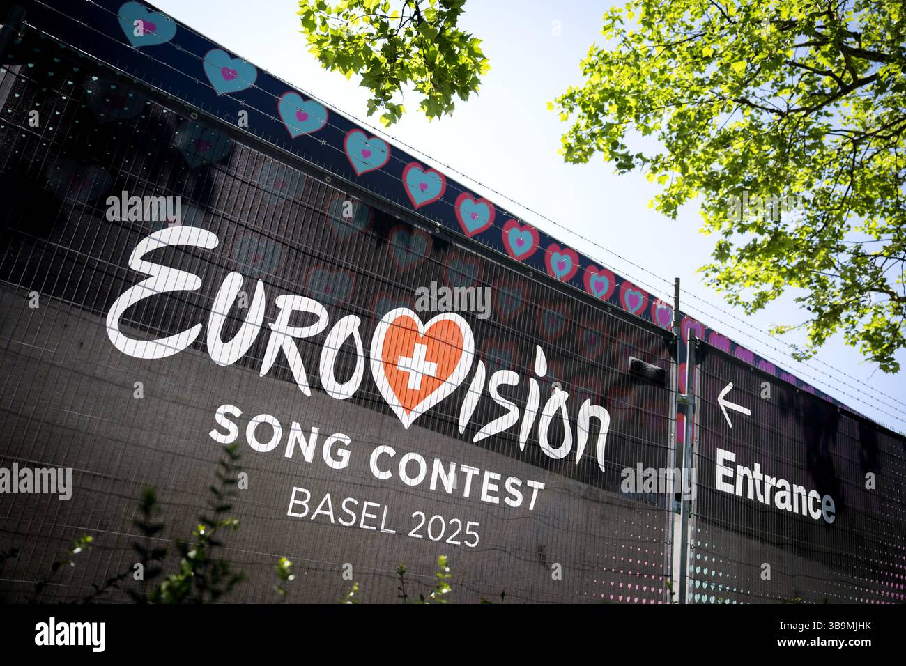 Basel, Switzerland. 10th May, 2025. BASEL - Exterior of the St ...