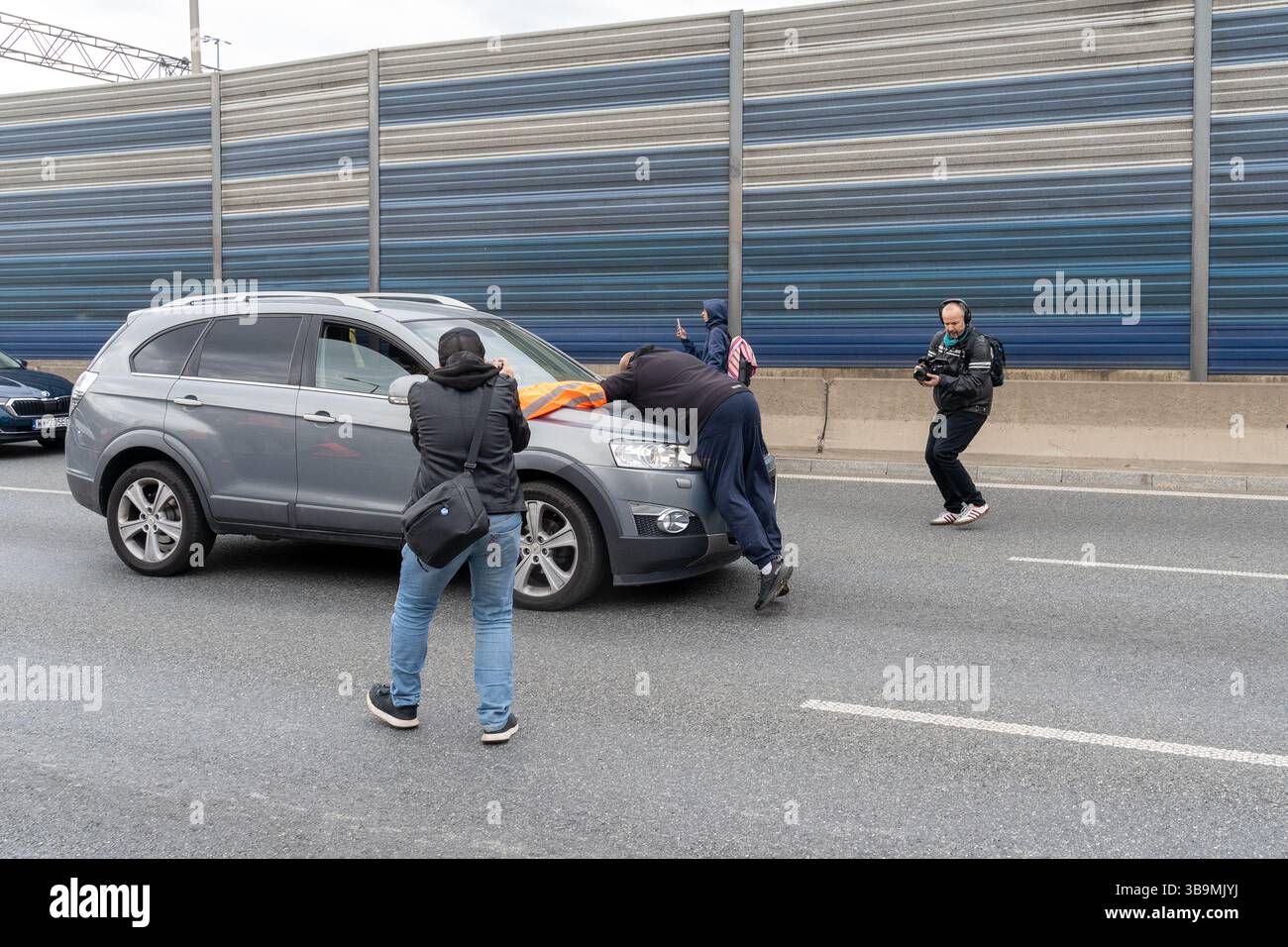 Members of the Ostatnie Pokolenie (Last Generation) climate activism ...