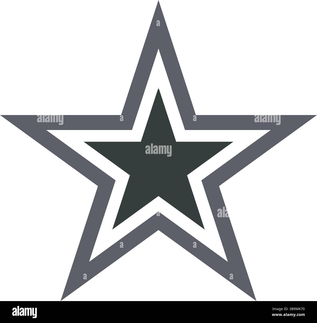 Star icons. Vector symbols star isolated on white background Stock ...