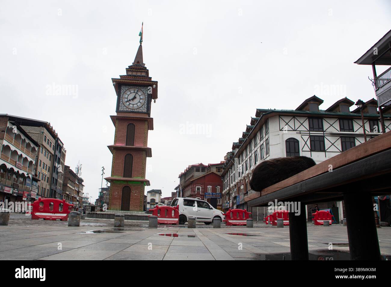 Srinagar, Kashmir, India. 10th May, 2025. A view of the Clock Tower in ...