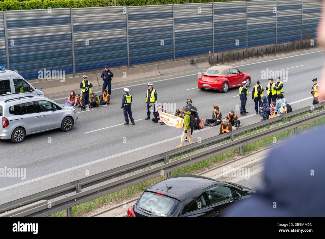 Members of the Ostatnie Pokolenie (Last Generation) climate activism ...
