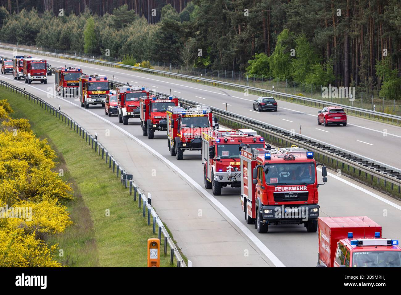 Brand, Germany. 10th May, 2025. Fire department emergency services ...