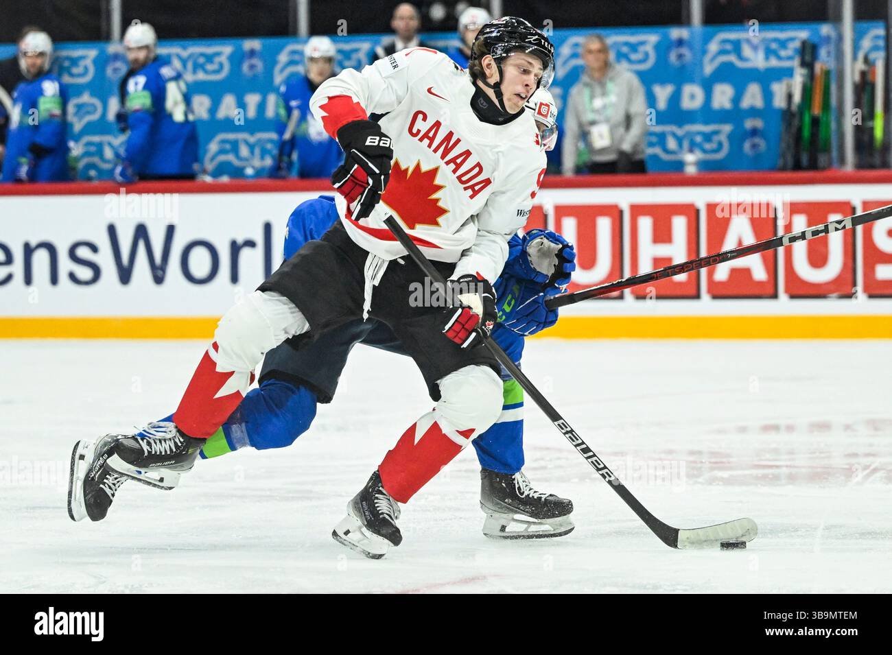 Canada's Kent Johnson during the IIHF Ice Hockey World Championship ...