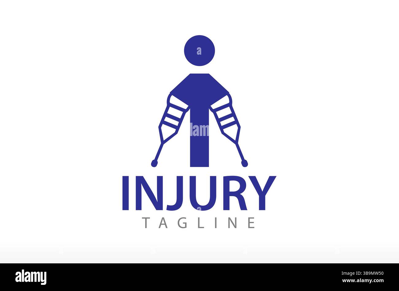 Injured hand icon outline Stock Vector Images - Alamy
