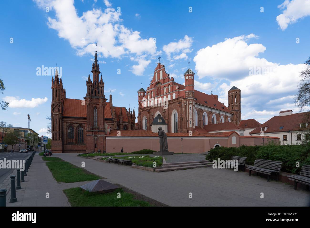 Church of St. Anna and church of St. Francis and St. Bernard, brick ...