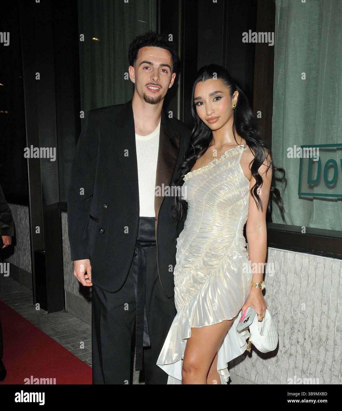 London, UK. 08th May, 2025. Curtis Jones and Saffie Khan at the BAFTA ...