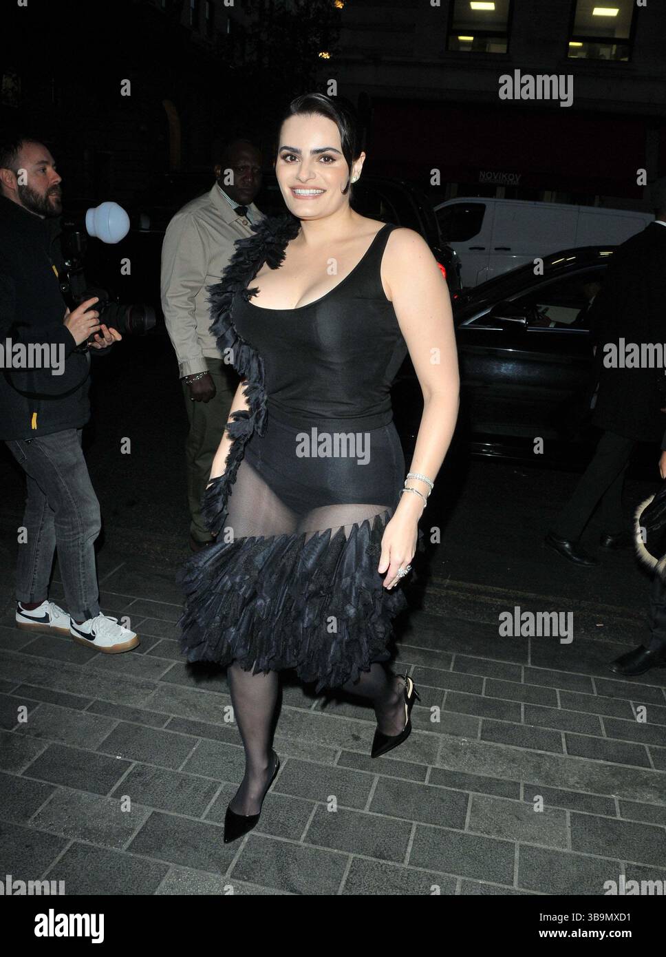 Nava Mau at the BAFTA TV Awards 2025 Vogue and Netflix pre-party ...