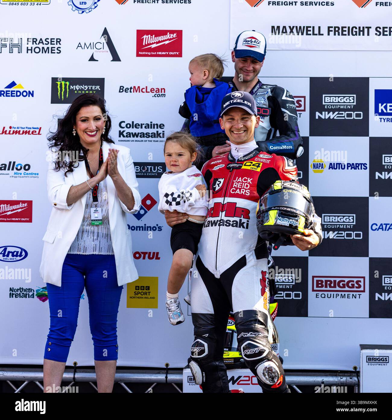 Portstewart, UK. 10th May, 2025. Richard Cooper Yamaha (KMR Kawasaki ...