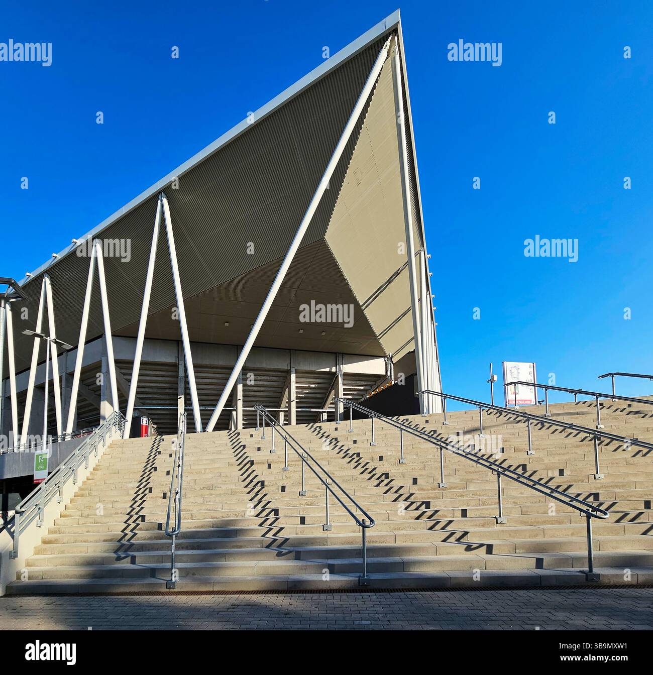 View on Europa Park stadium - the official arena of FC Freiburg Stock ...
