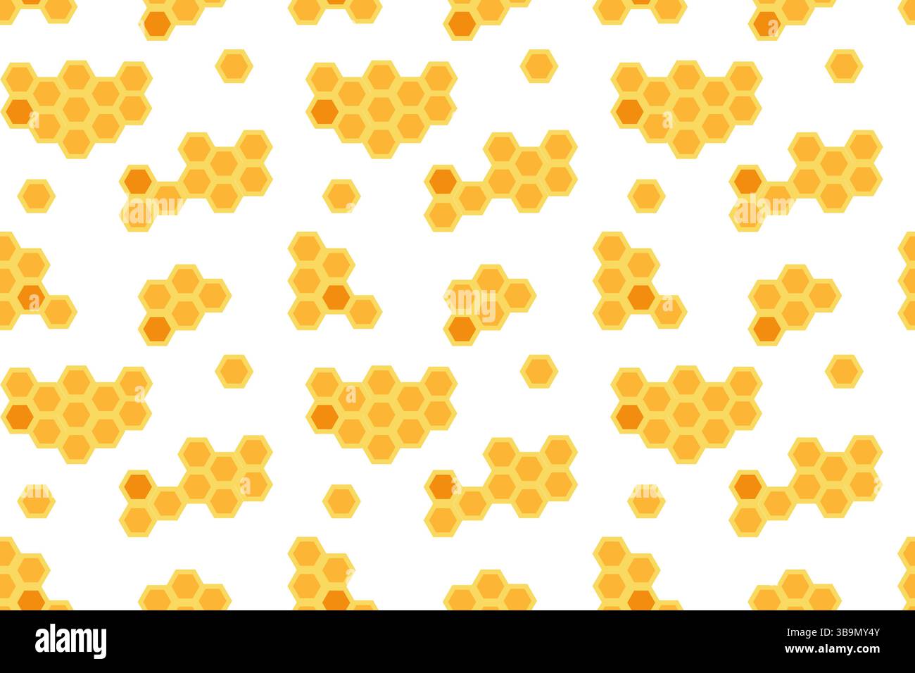 Bright yellow honeycomb pattern creating a vibrant and cheerful ...