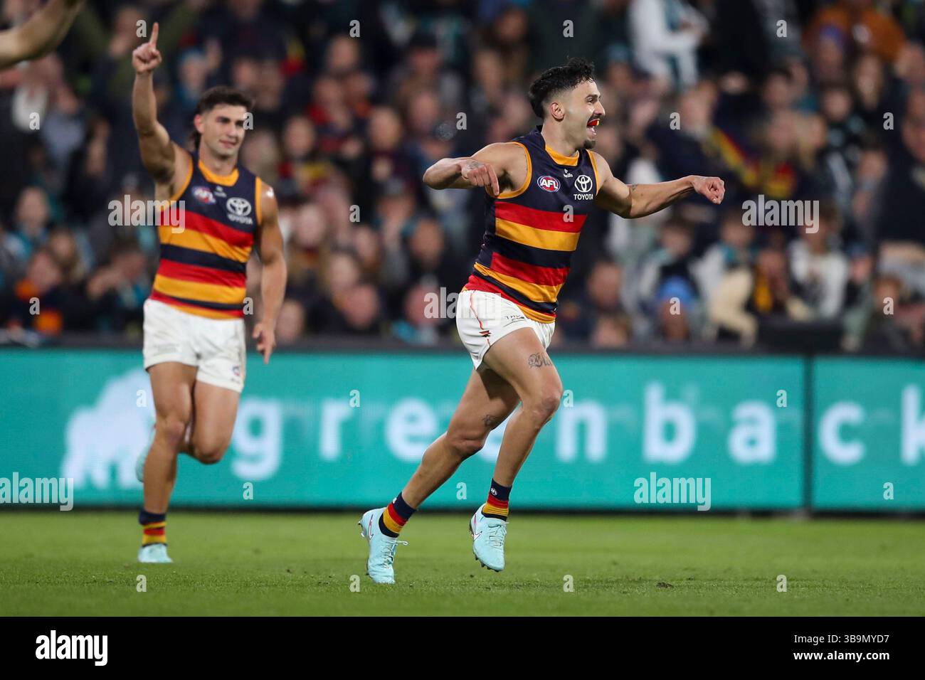 Adelaide, Australia. 10th May, 2025. Izak Rankine of the Crows ...