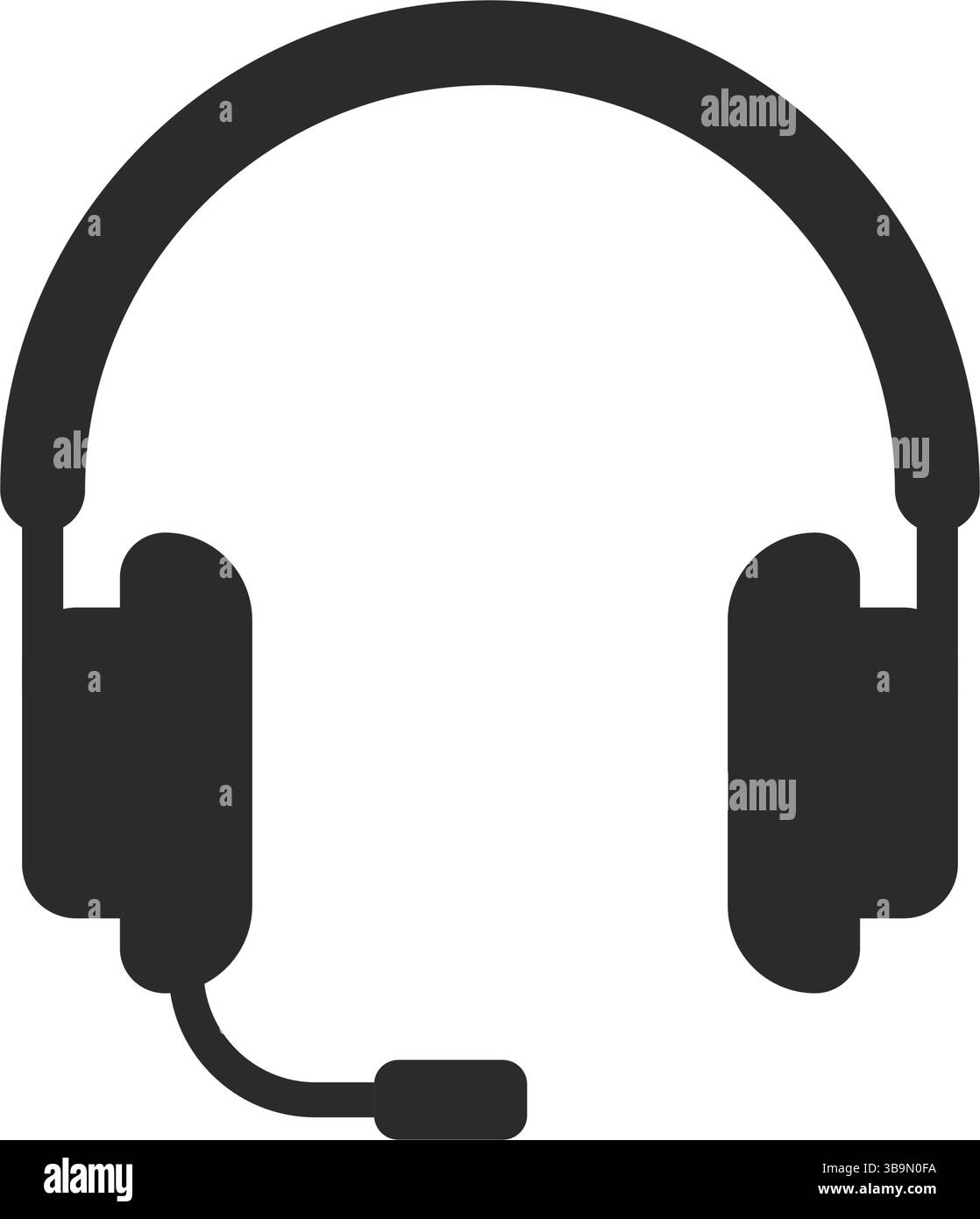 Headset sales icon flat Cut Out Stock Images & Pictures - Alamy