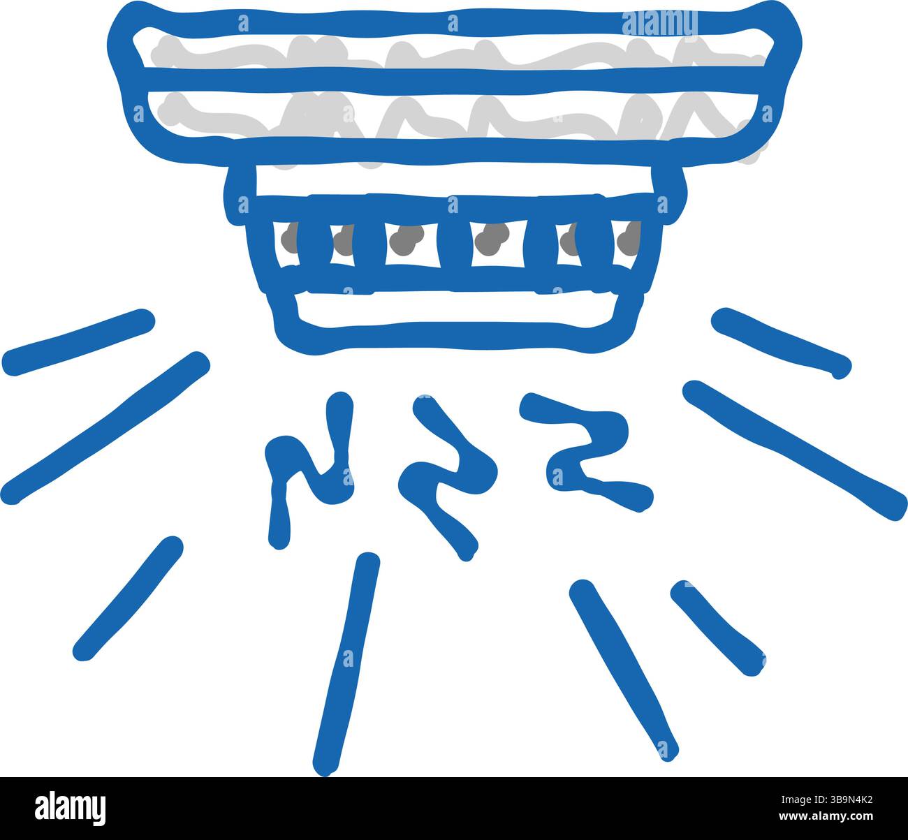 fire alarm alert icon doodle illustration Stock Vector Image & Art - Alamy