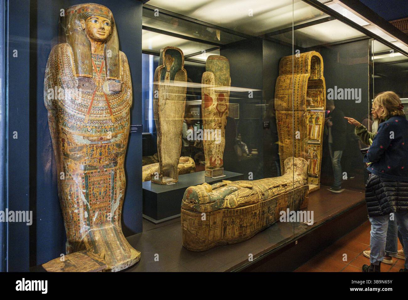 Anthropomorphic mummy coffin, Gregorian Egyptian Museumn Musei Vaticani ...