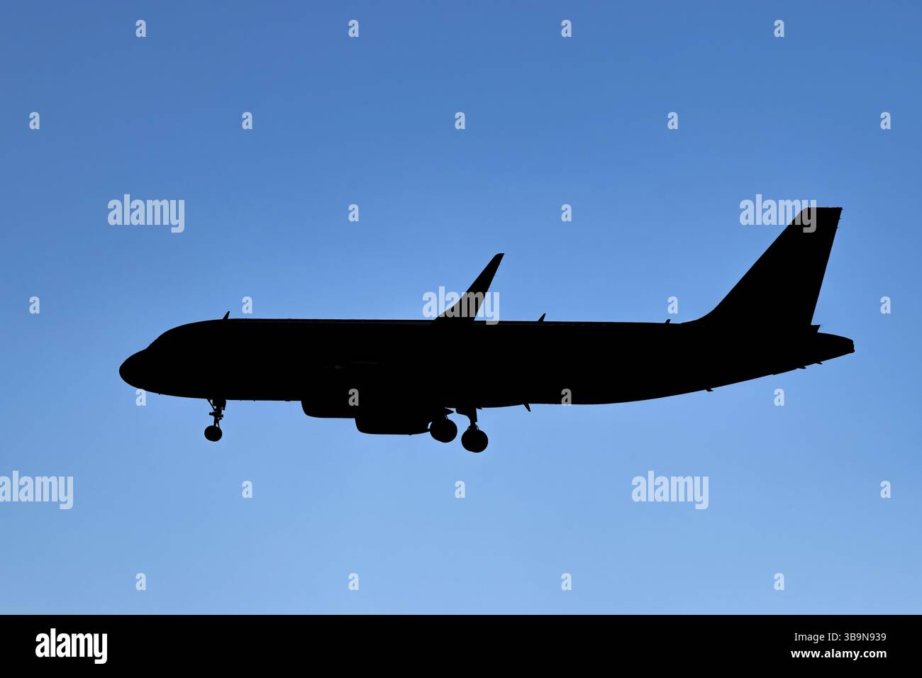Symbol photo Silhouette aeroplane Swiss, HB-JDJ, Airbus A320neo Stock ...
