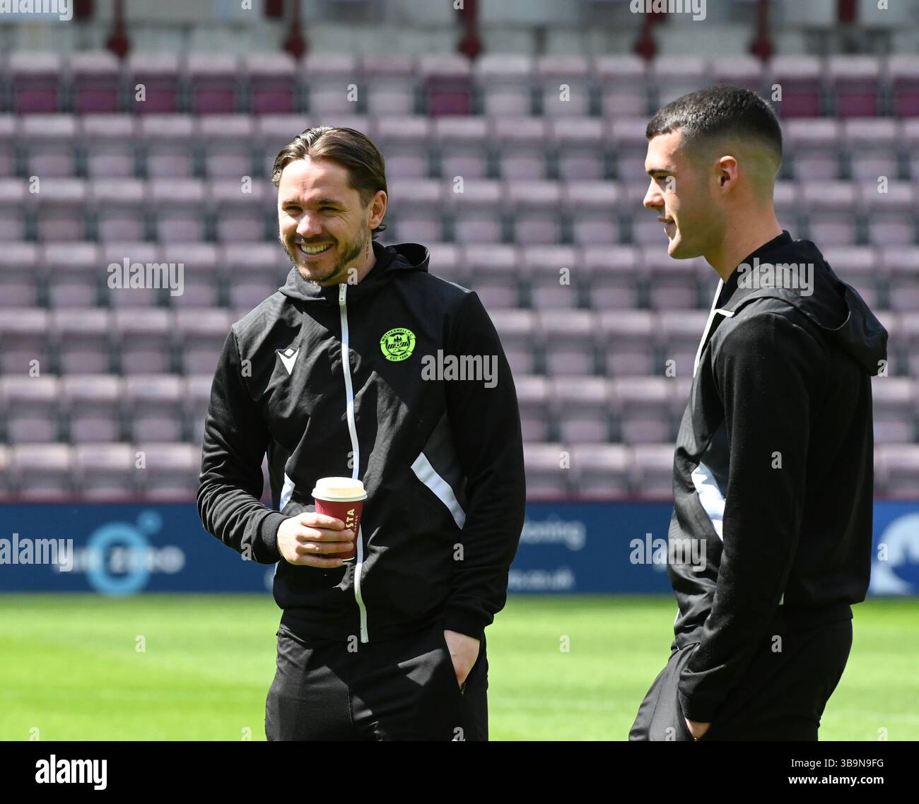 Tynecastle Park .Edinburgh. Scotland UK. 10thMay 25 William Hill ...
