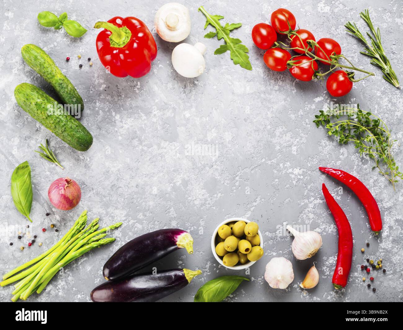 Ingredients in place hi-res stock photography and images - Alamy