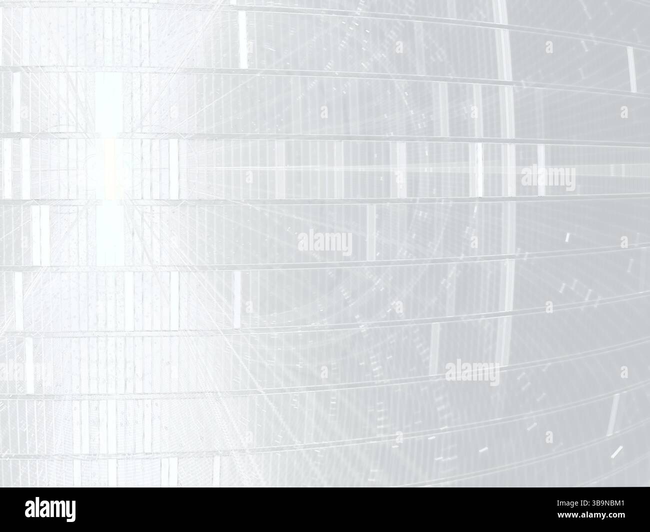 White high-tech or sci-fi background with copy space. Abstract computer ...