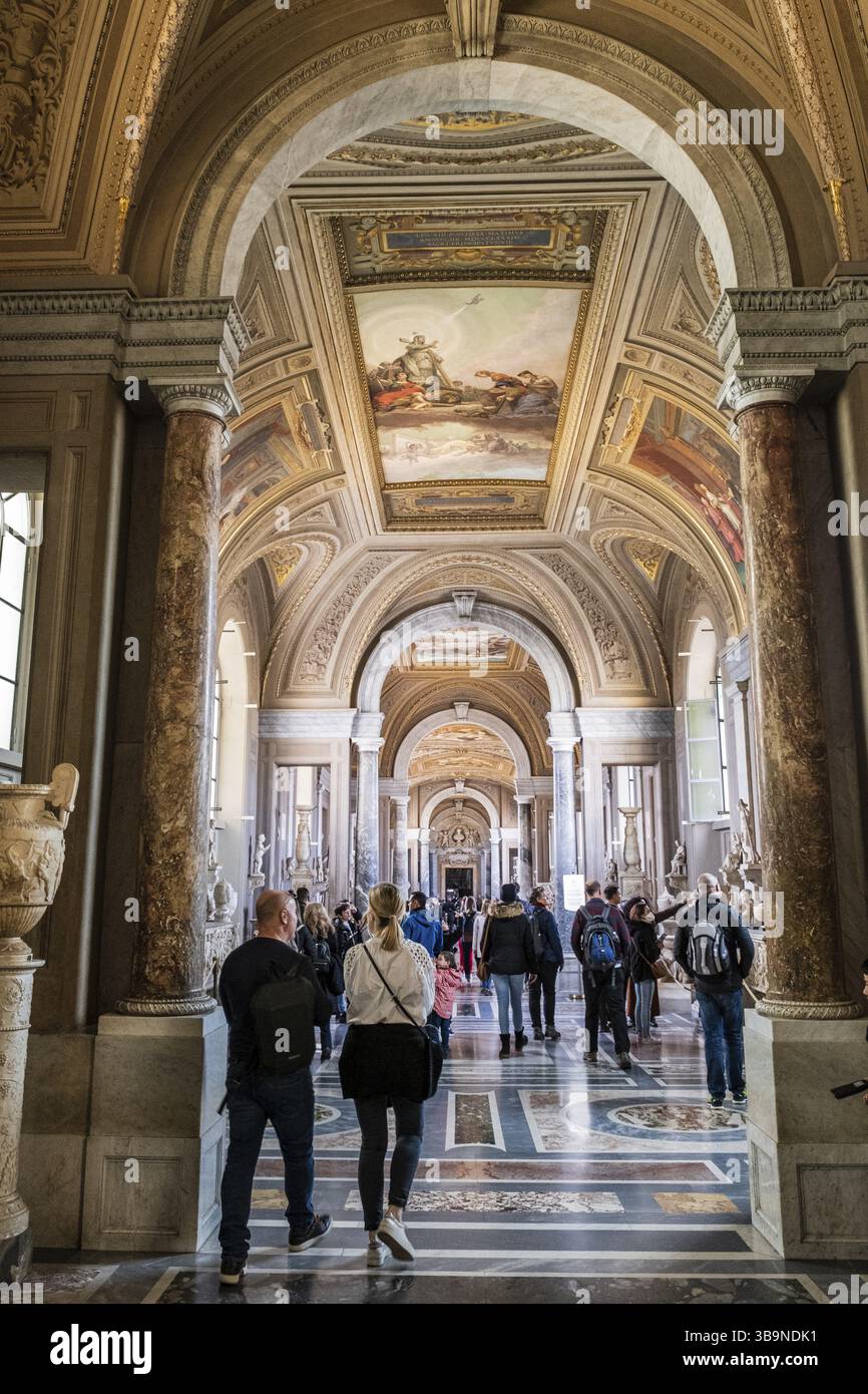 Musei Vaticani, State of the Vatican City, Roma, Lazio, Italia Stock ...