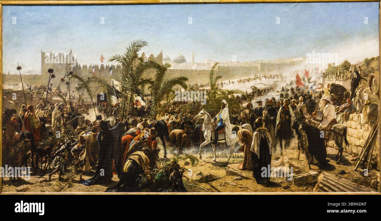 The arrival of the Crown Prince of Prussia in Jerusalem 4 November 1869 ...