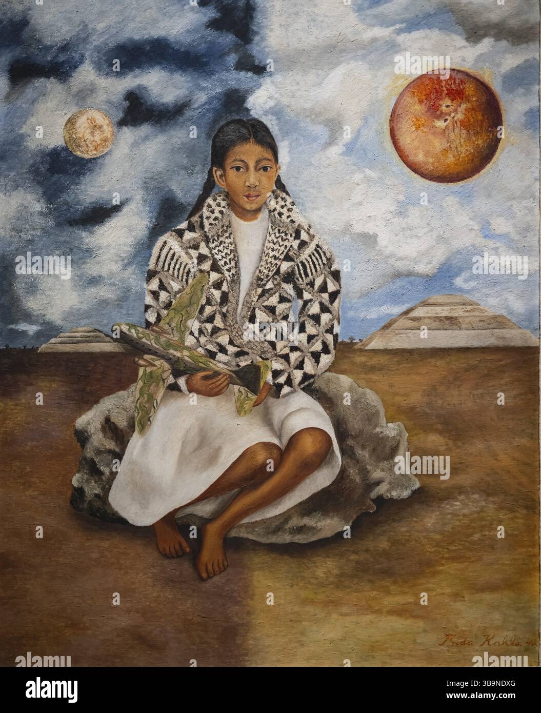 Frida Kahlo, Tehuacan girl. Lucha Maria 1942, Oil on masonite. Perez ...