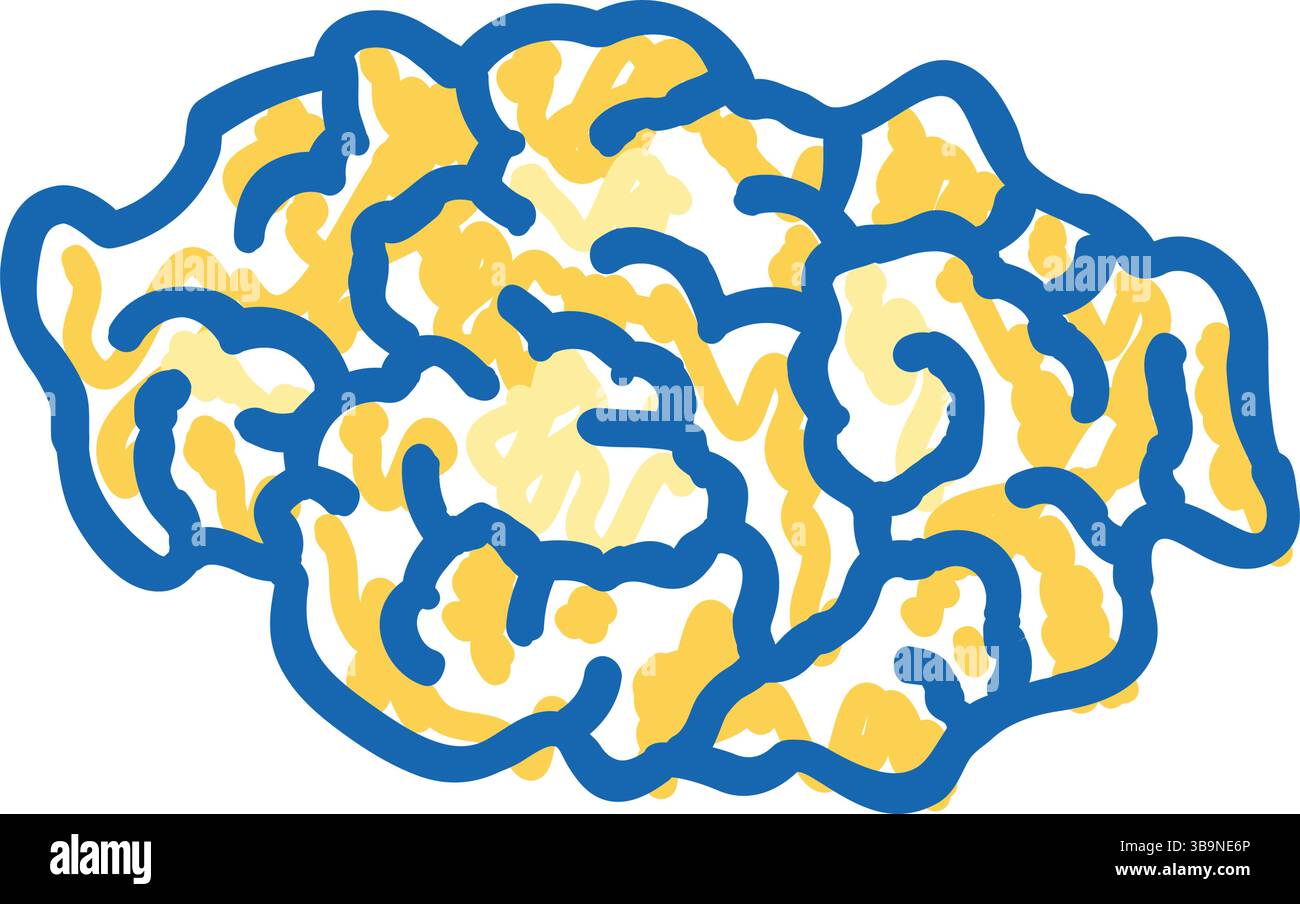 egg scramble icon doodle illustration Stock Vector Image & Art - Alamy