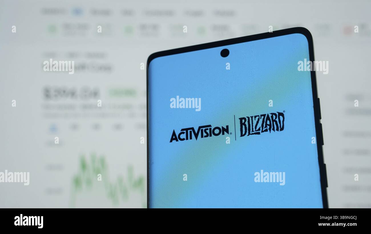 Dhaka, Bangladesh 30 April 2025: Activision Blizzard, Inc. is an ...