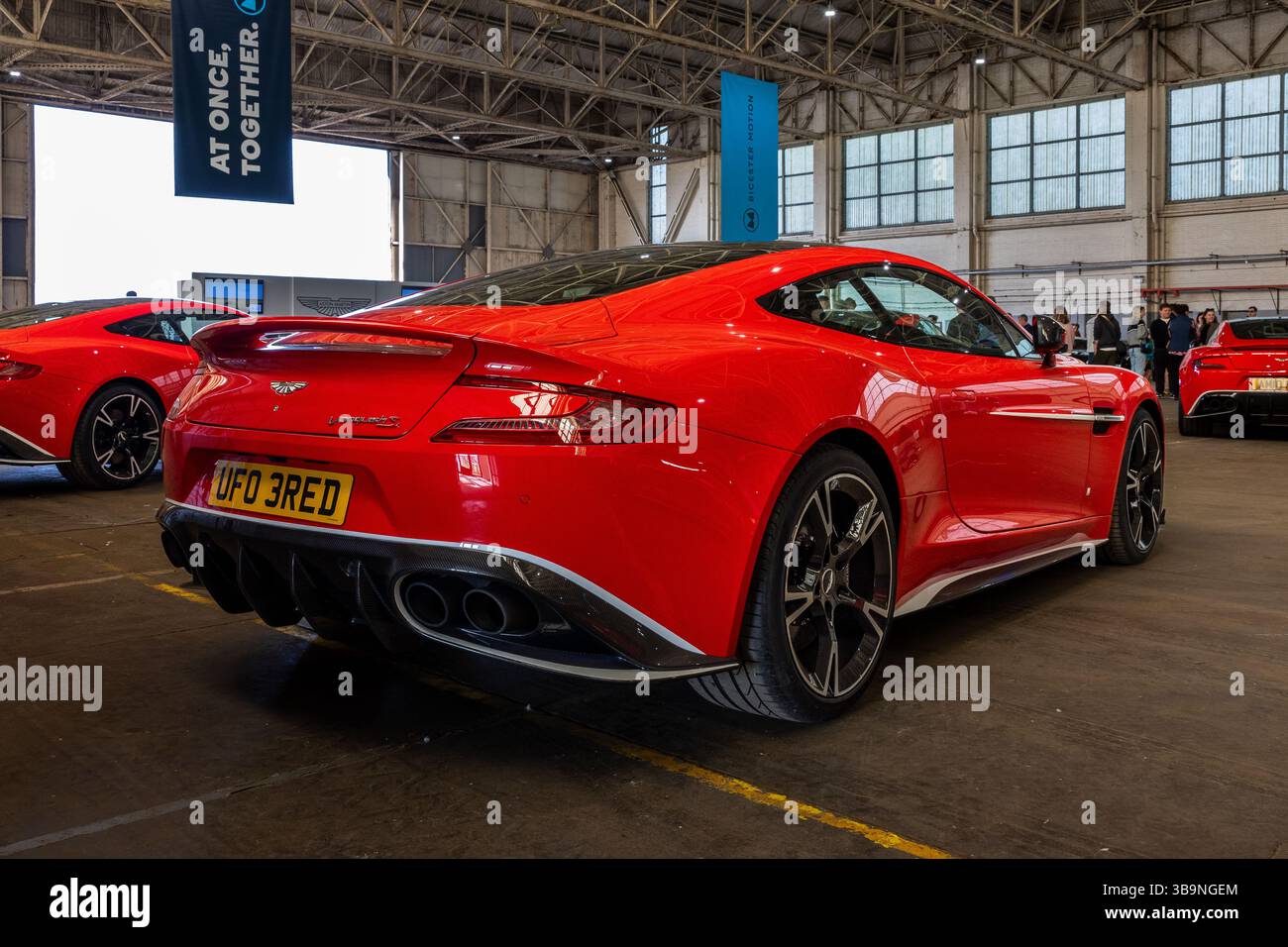 2017 Aston Martin Vanquish S Red Arrows Special Edition, on display at ...