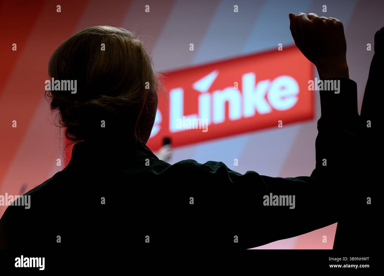 Chemnitz, Germany. 10th May, 2025. Ines Schwerdtner, party chairwoman ...