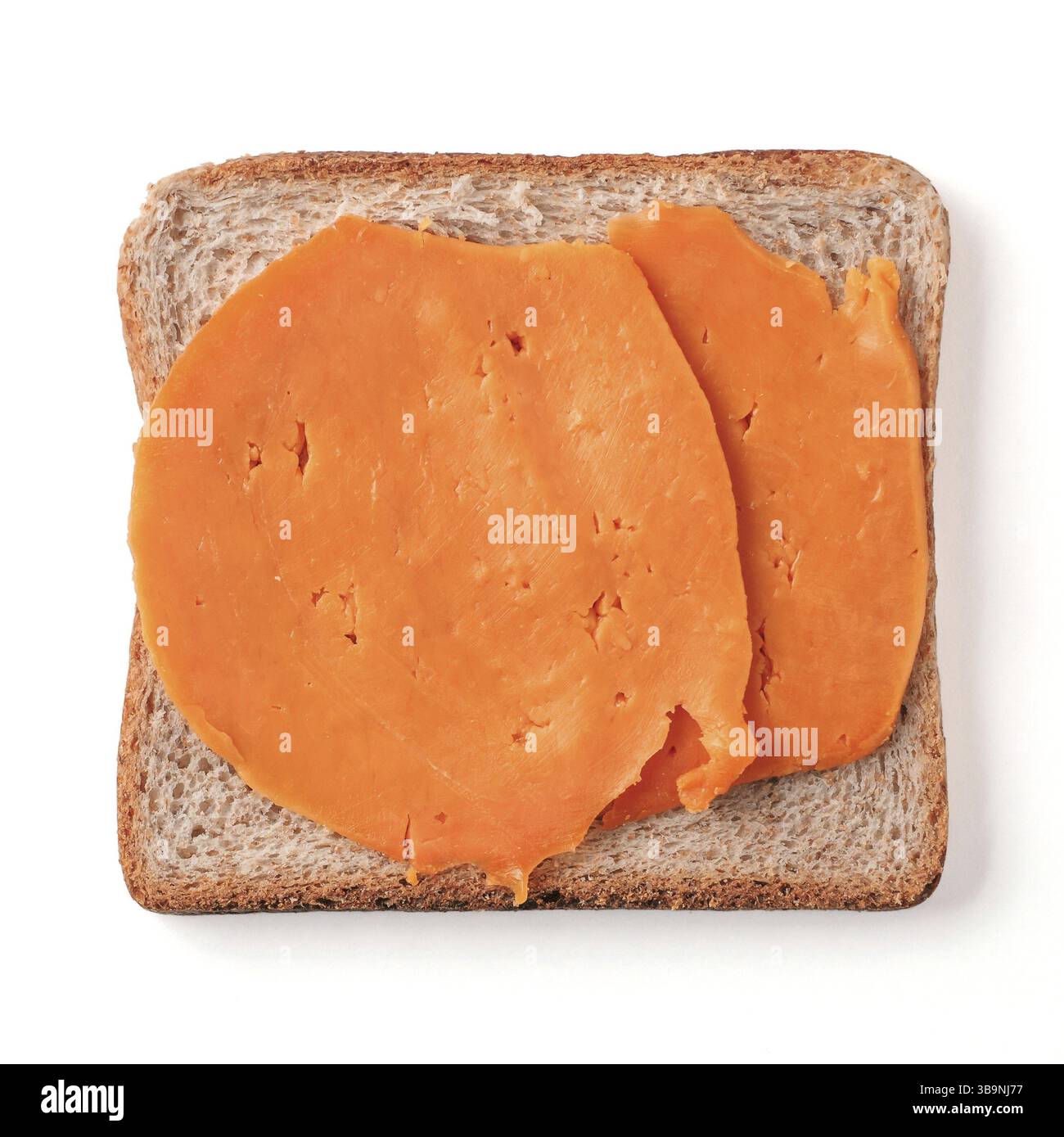 Bread slice isolated on white, clipping path. Slice of multigrain bread ...