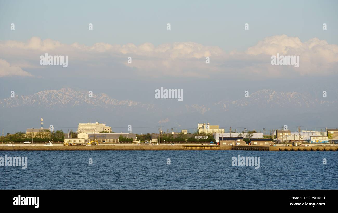 Toyama Port under Blue Skies: Bridges and Sails over the Japan Sea ...