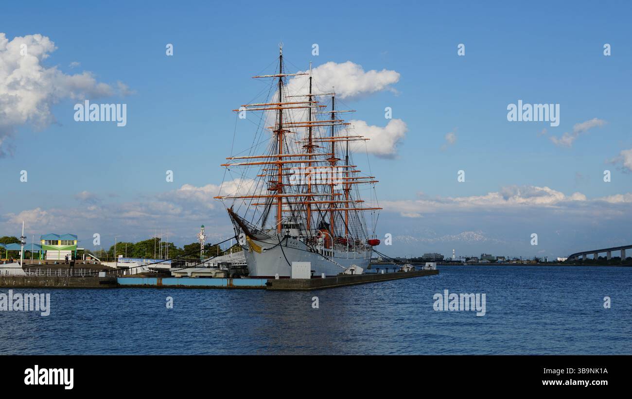 Toyama Port under Blue Skies: Bridges and Sails over the Japan Sea ...