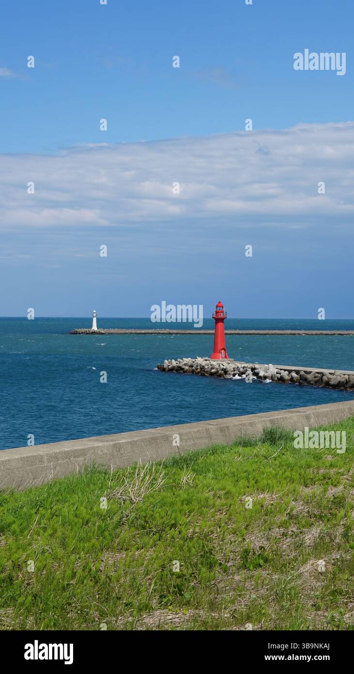 Toyama Port under Blue Skies: Bridges and Sails over the Japan Sea ...