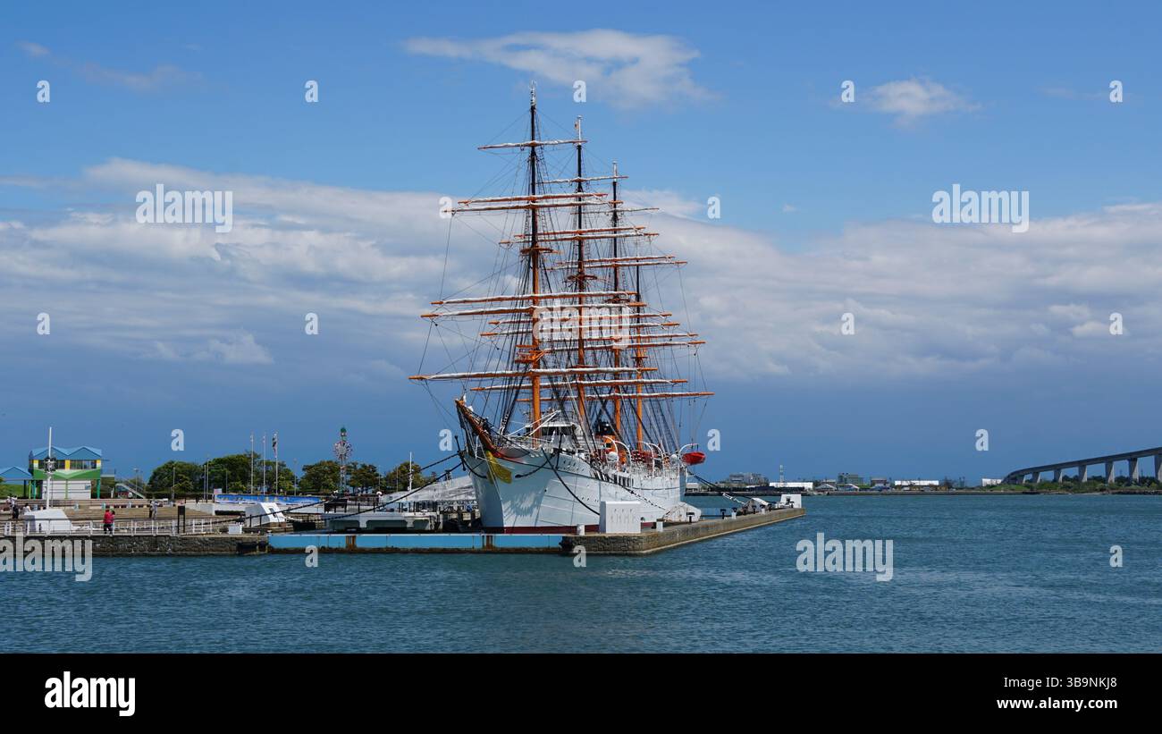 Toyama Port under Blue Skies: Bridges and Sails over the Japan Sea ...