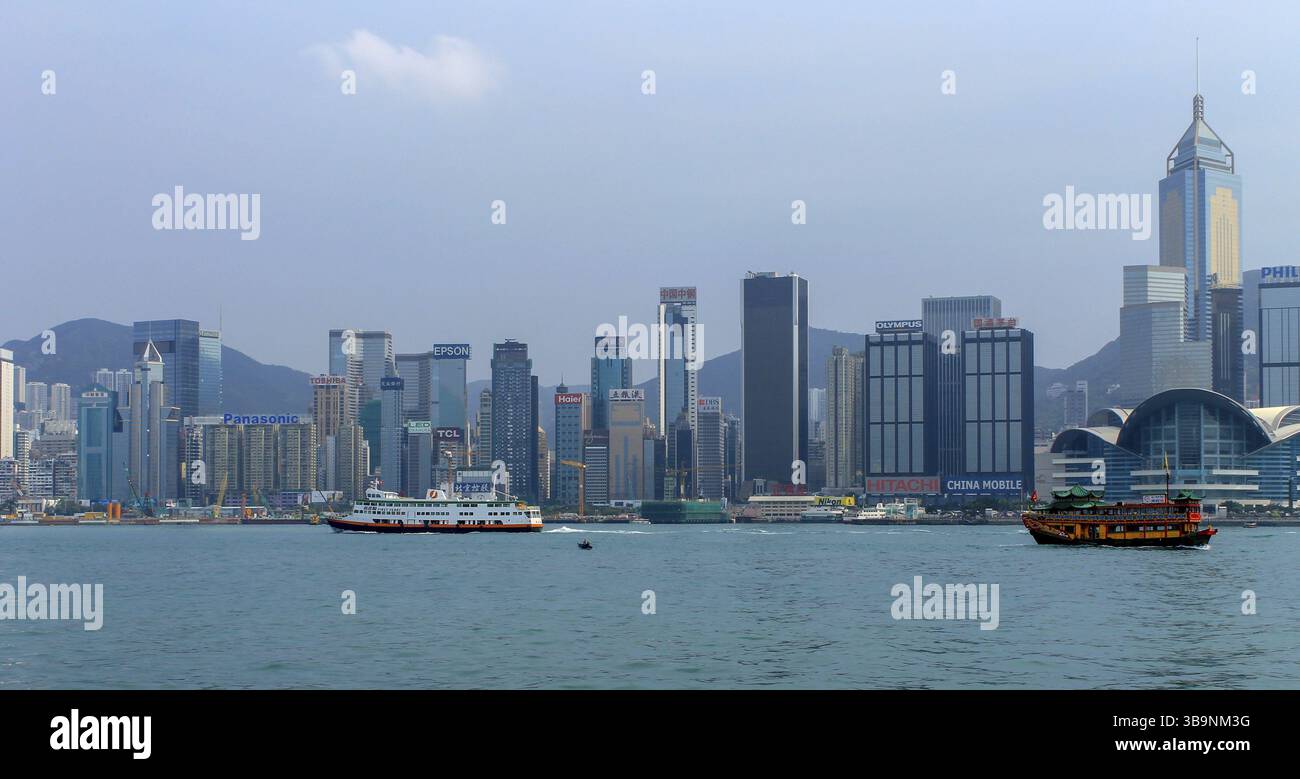 Situated between Hong Kong Island and Kowloon Peninsula, Victoria ...