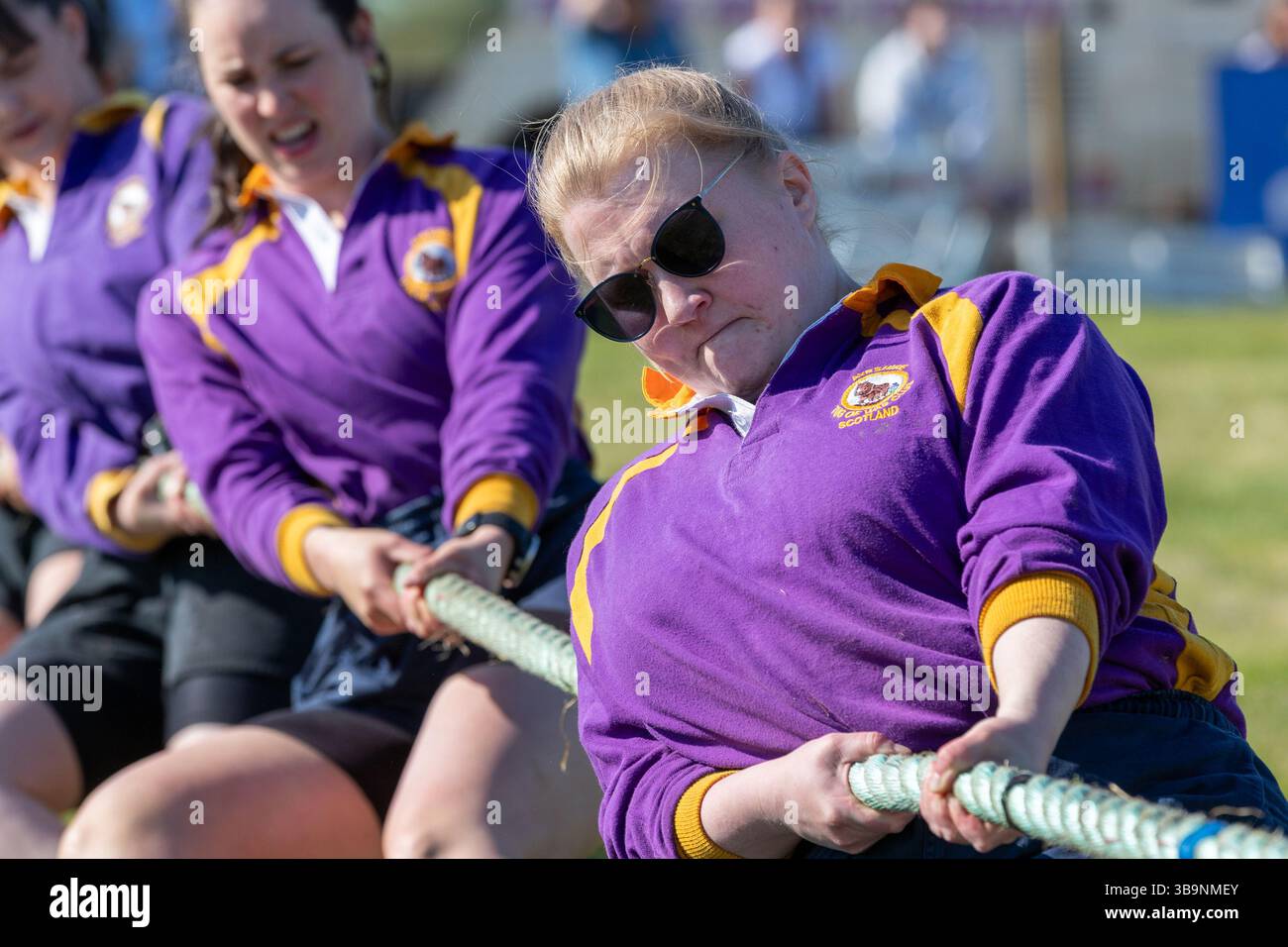 Ayr, UK. 10th May, 2025. Thousands of spectators, farmers, people with ...