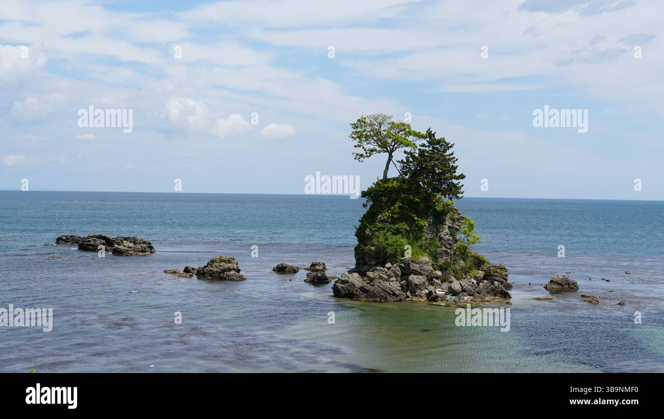 Timeless Witness of the Japan Sea Stock Photo - Alamy