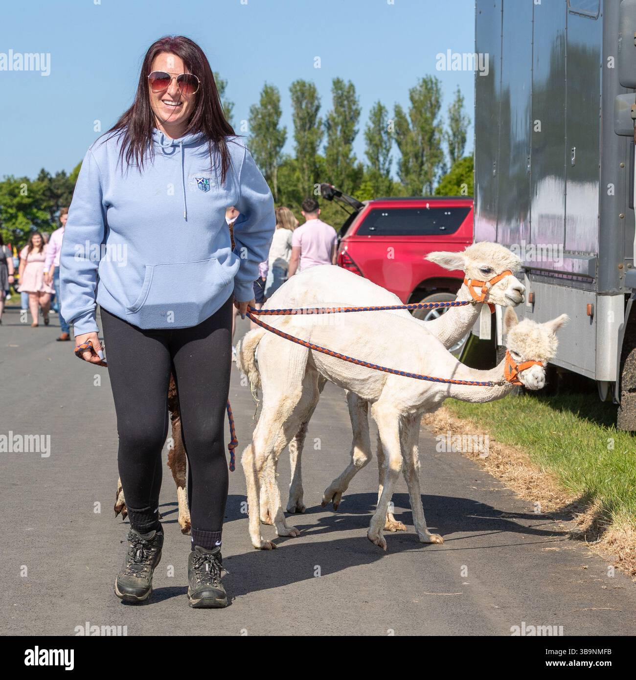 Ayr, UK. 10th May, 2025. Thousands of spectators, farmers, people with ...