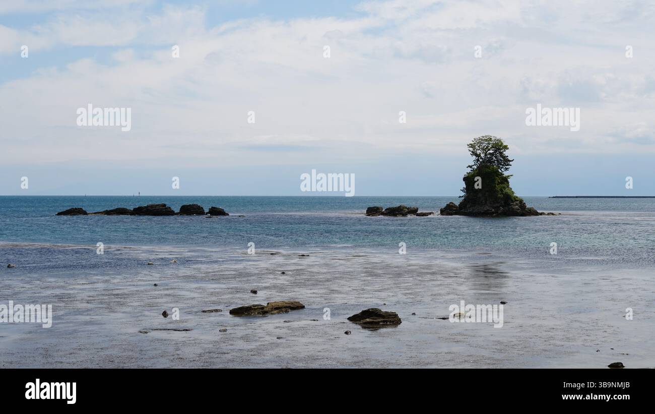 Timeless Witness of the Japan Sea Stock Photo - Alamy