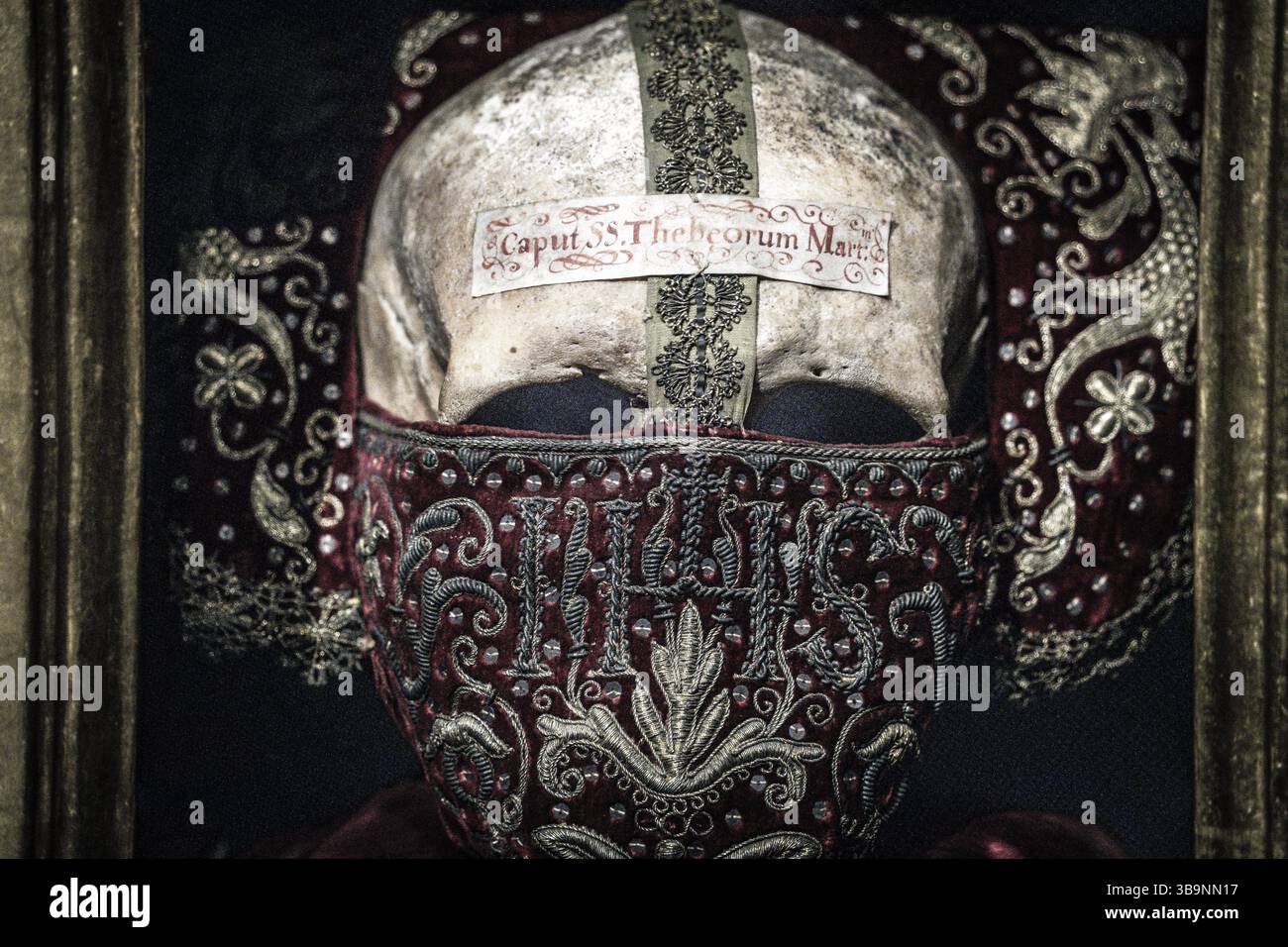 Reliquary altarpiece with soldiers of the Theban Legion and eleven ...